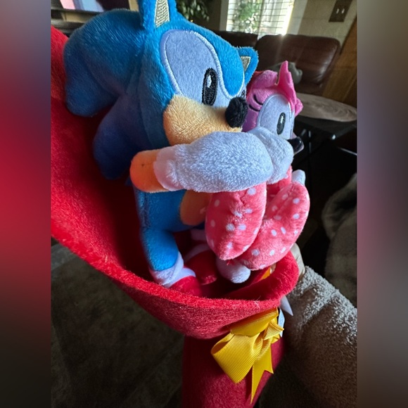 RUZ | Toys | Sonic The Hedgehog Amy Rose And Sonic Valentines Day Plush ...